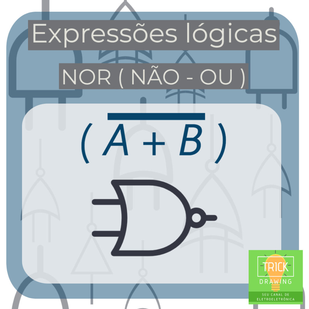 Expressões lógicas - Trick Drawing - Eletrônica digital com teoria e ...